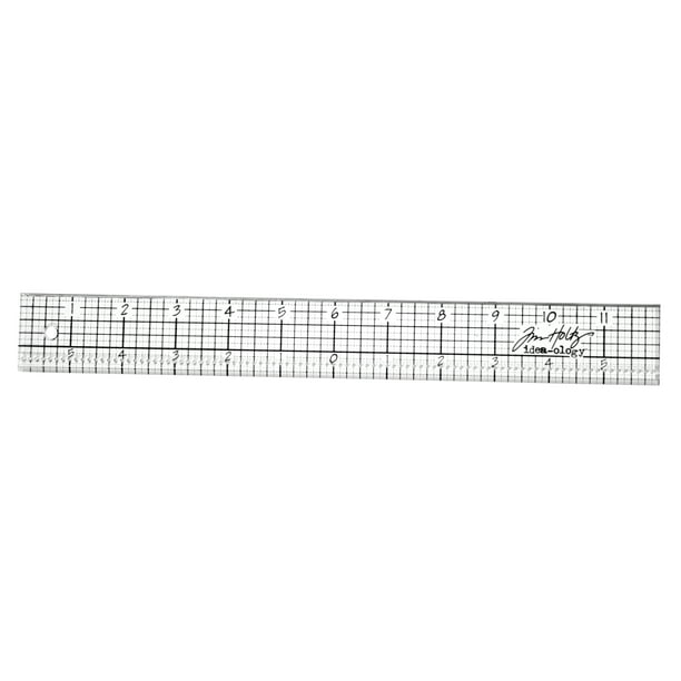 Tim Holtz idea-ology Clear Acrylic Design Ruler - Walmart.com - Walmart.com