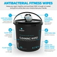 Wipex Fitness Equipment Wipes BZK Antibacterial Wipes and All Purpose ...