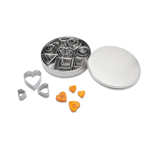 Round Cookie Biscuit Cutter Set, 12 Graduated Circle Pastry Cutters ...