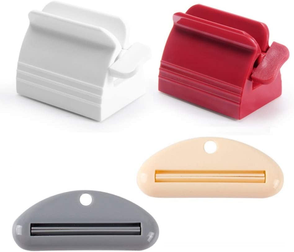 Toothpaste Dispenser Holder Tubes Roller Squeezer Clip Toothbrush Seat ...