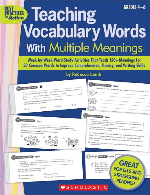 Teaching Vocabulary Words With Multiple Meanings Grades 4 6 Week By teaching-vocabulary-words-with-multiple-meanings-grades-4-6-week-by