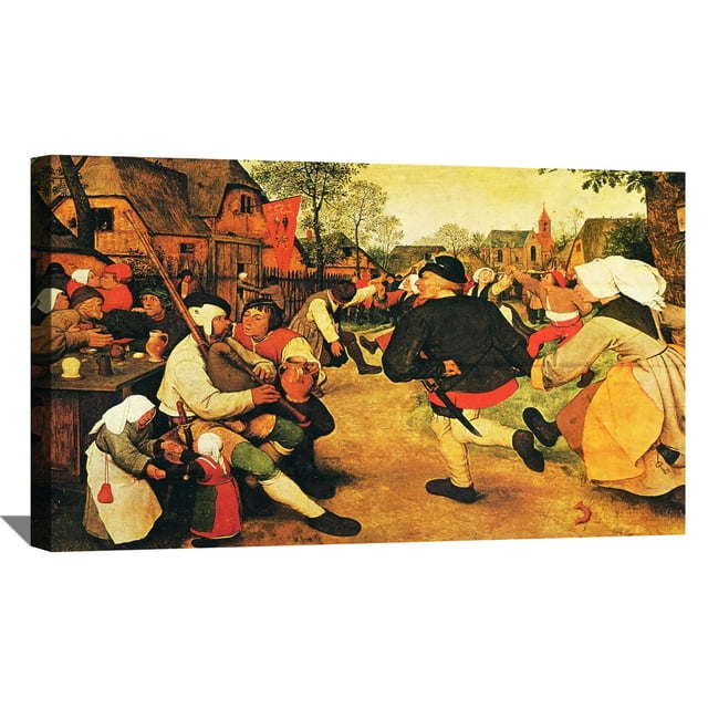 Pieter Bruegel The Elder Painting The Peasant Dance By Pieter Brueghel ...