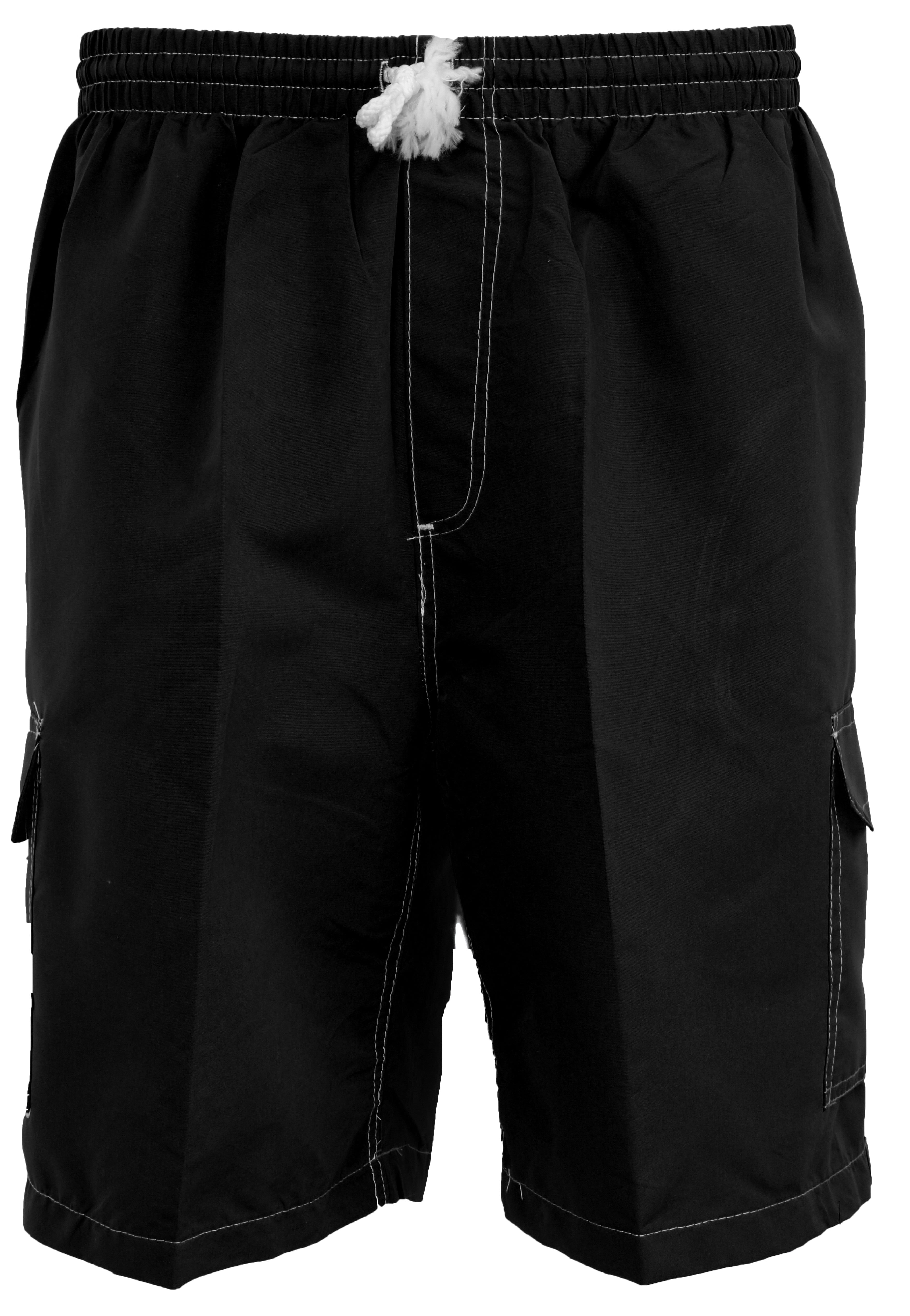 Surf Ave. Men's Classic Long Swim Trunks No Grommets with Five Pockets ...