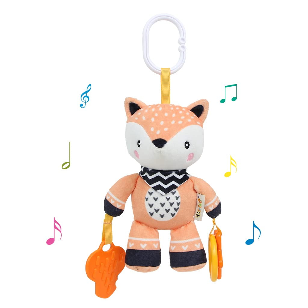 Blublu Park Baby Hanging Toy, Stuffed Rattle Bell Carseat Crib Car Seat ...