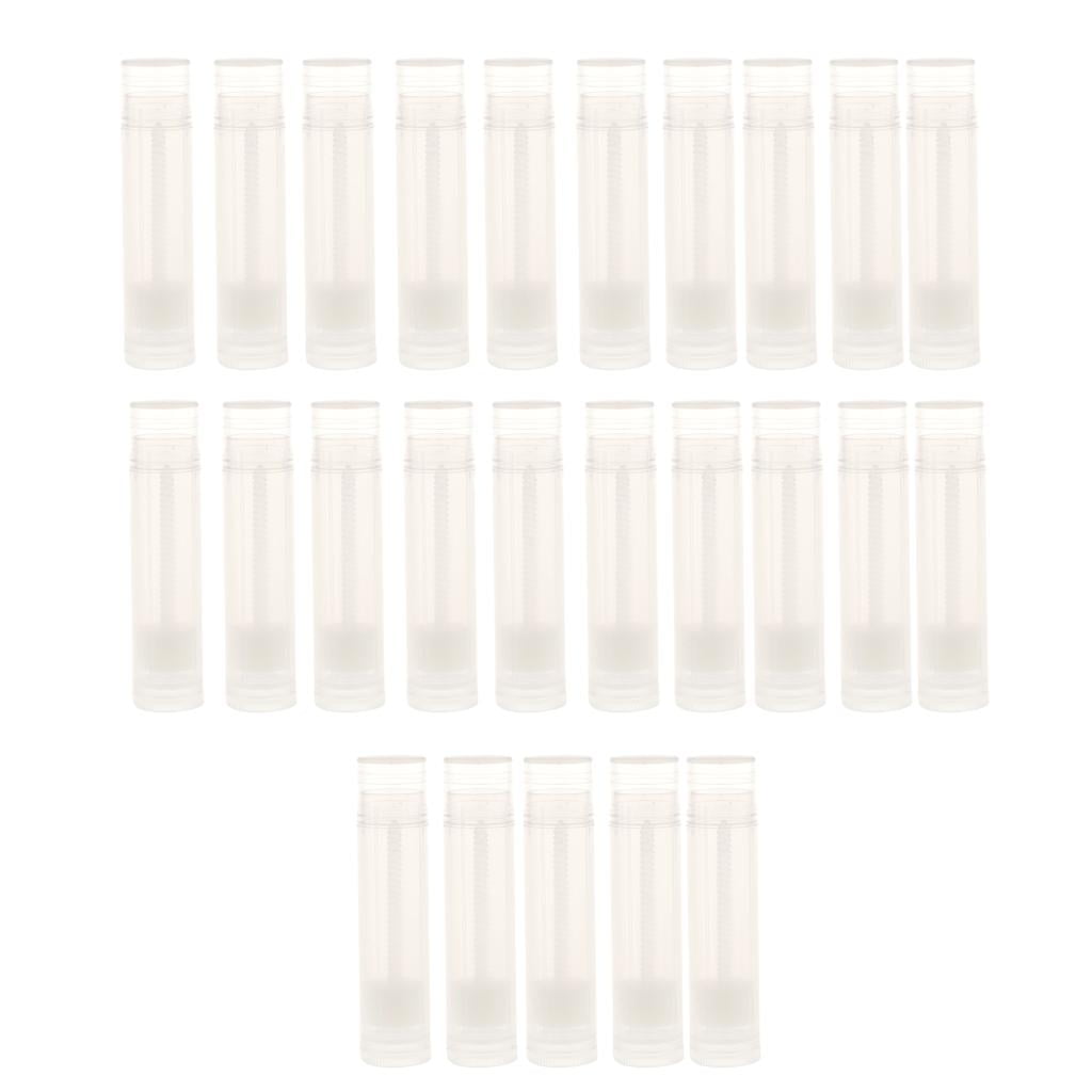 25 Pieces DIY Lip Tubes Lip Moisturizer Lipstick Chapstick Bottles Set ...