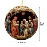 AuroraX The Birth of Jesus Nativity Scene Character Sets for Christmas ...
