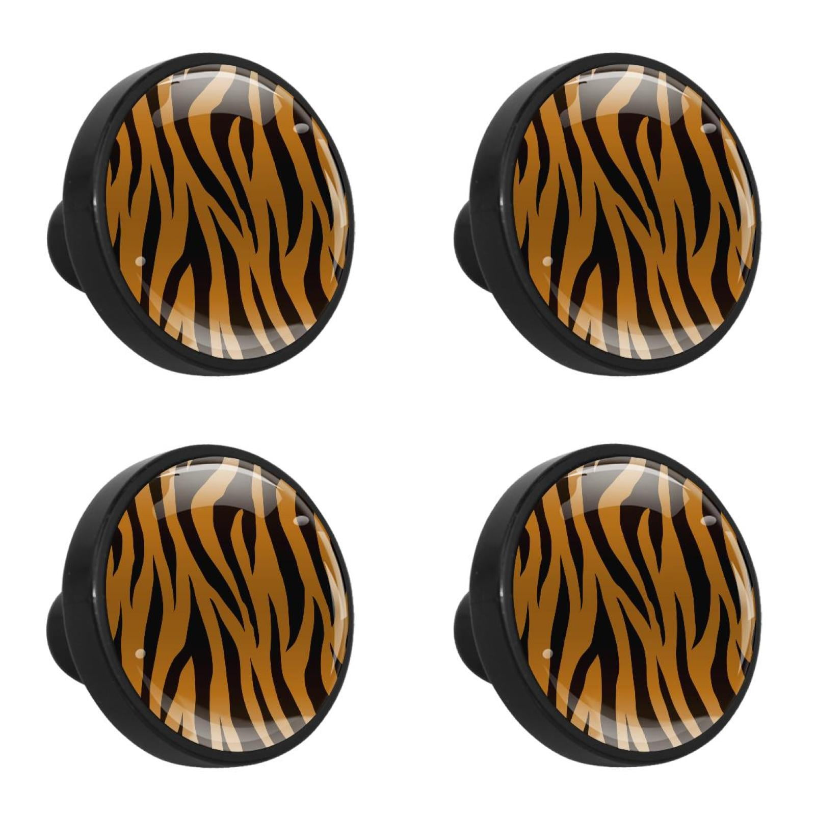4 Pcs Tiger Skin Texture Knobs for Kitchen Cabinet Cupboard Dresser ...