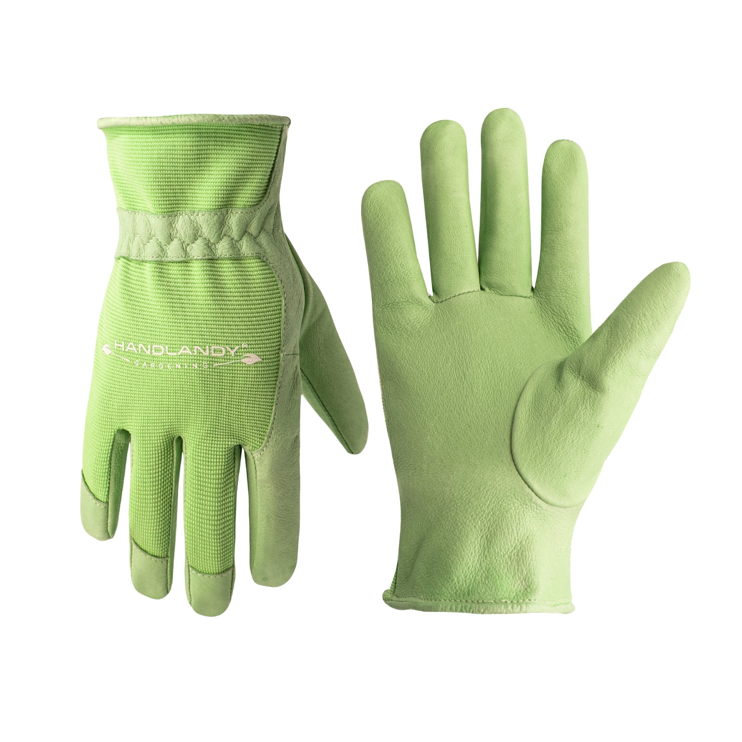 HANDLANDY Women Pigskin Leather Women Gardening Gloves, 3D Mesh ...