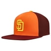 Men's Mitchell & Ness Brown San Diego Padres Just Don x MLB Lux Script ...