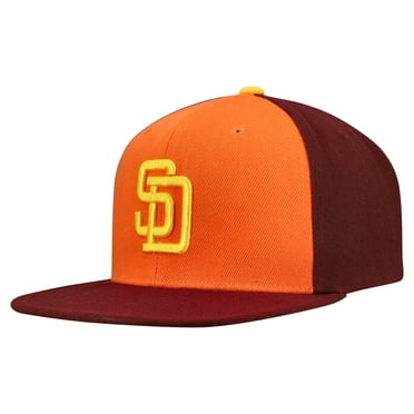 Men's Mitchell & Ness Brown San Diego Padres Just Don x MLB Lux Script ...