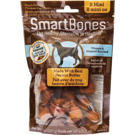 4.5oz, 127g - Peanut Butter Mini Bones 8ct - Walmart.ca
