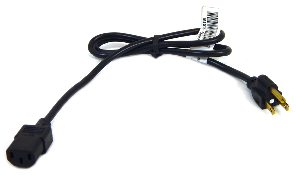 HP 3.3FT AC POWER CORD BLACK 8120-6260 - Walmart.com