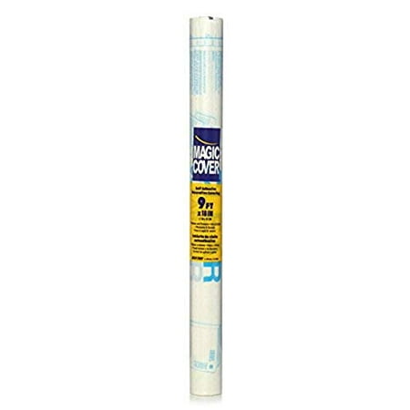 Magic Cover Rolled Adhesive Bookcover, 18 Inches x 9 Feet, Clear, 1 ...
