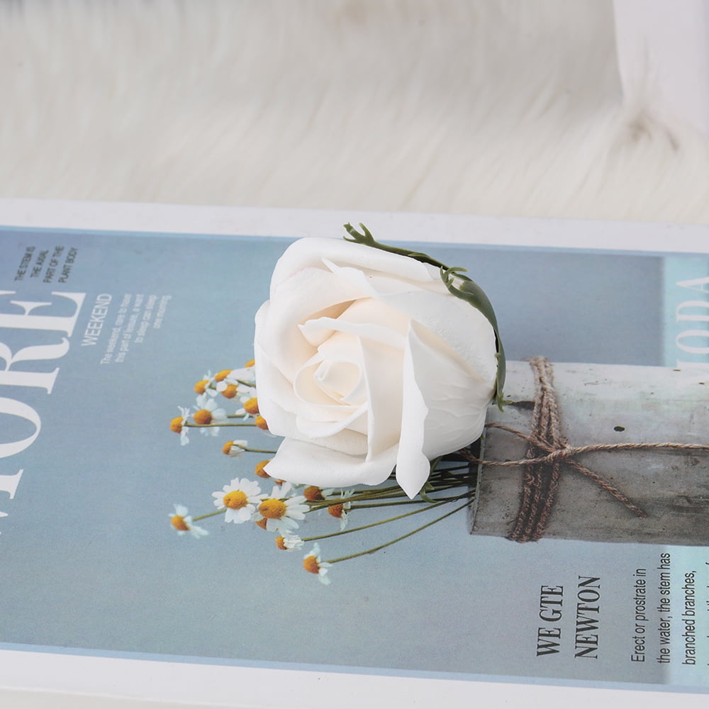 Cabeza de flor de jabón de tres capas, flor de agua con base, soporte ...