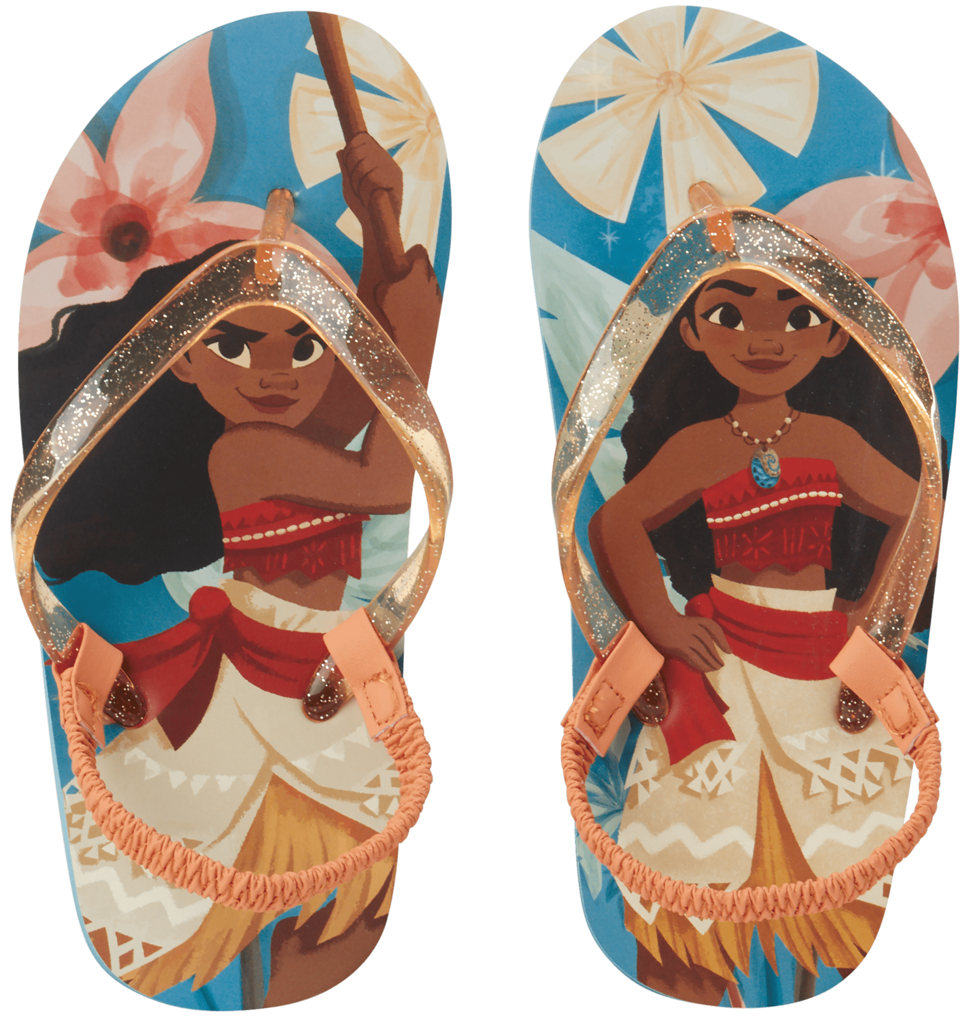 Disney Girls’ Sandals – Thong Flip Flops: Minnie Mouse, Frozen, Moana ...