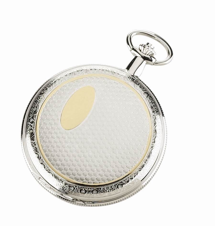 Charles-Hubert Paris Men's Two-Tone Hunter Case Mechanical Pocket Watch ...