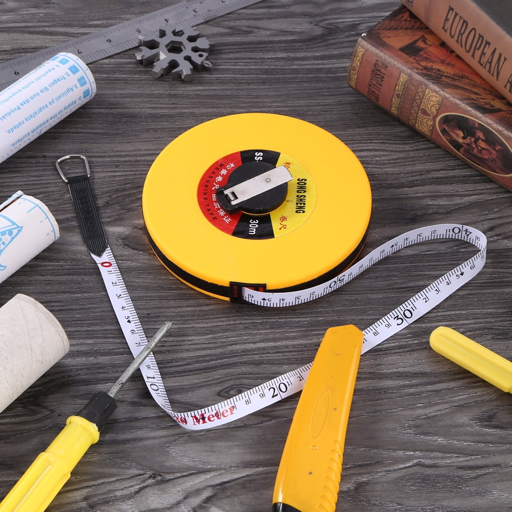 Cinta métrica de fibra de vidrio Medidor de medición de distancia de ...