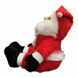 Big Plush Giant Stuffed Sitting Santa Claus 4 Feet Tall Soft Large ...