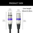 3Pin Male to Double Female Cable Splitter Adapter Cord 1 Male to 2 ...
