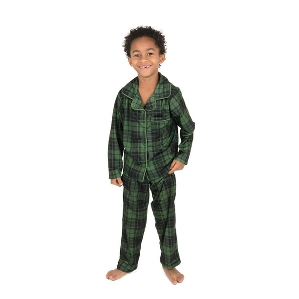 Leveret - Leveret Kids Button Down Pajamas Boys & Girls 2 Piece ...
