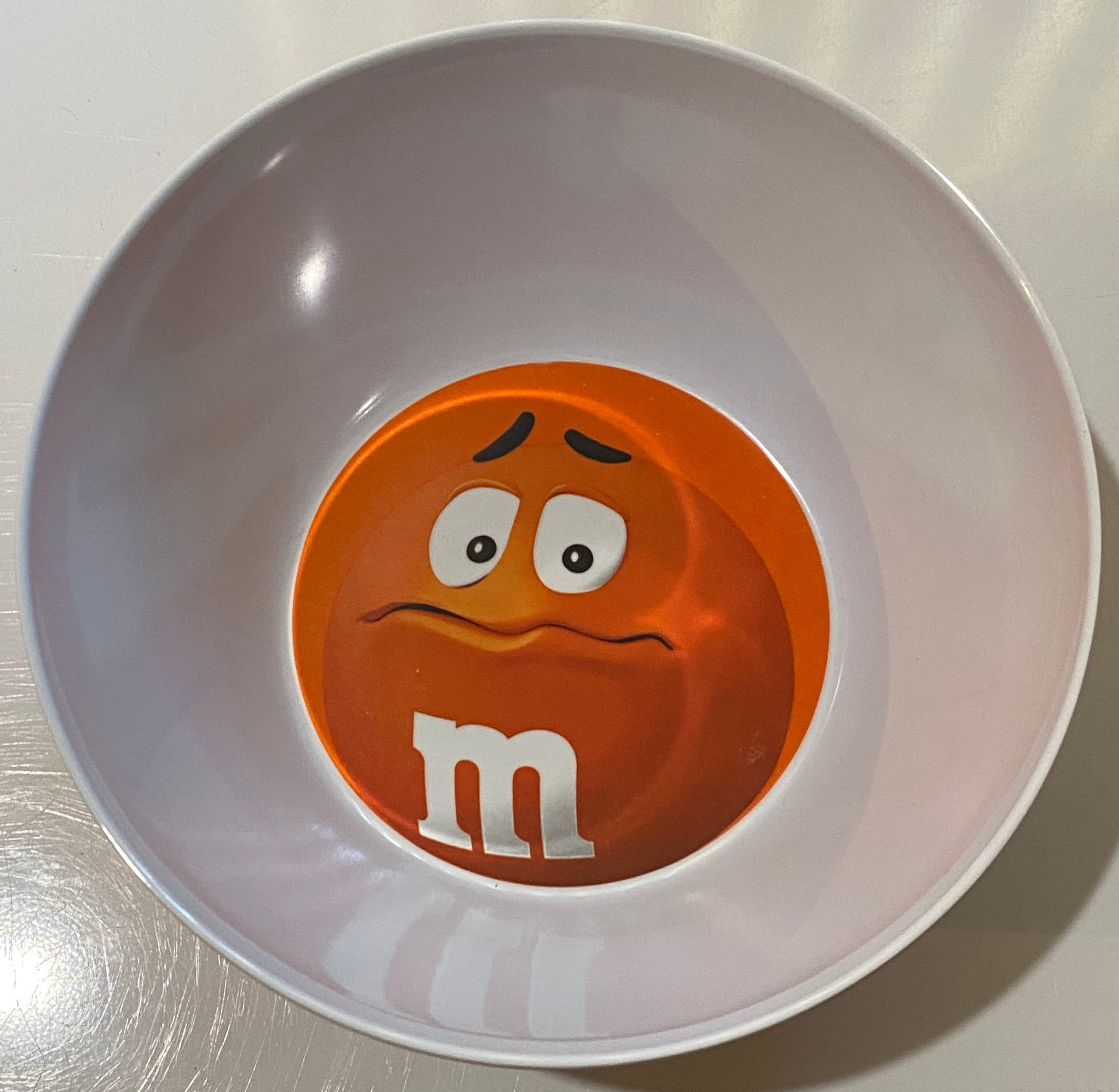 M&M's World Orange Character Logo Big Face Bowl New - Walmart.com