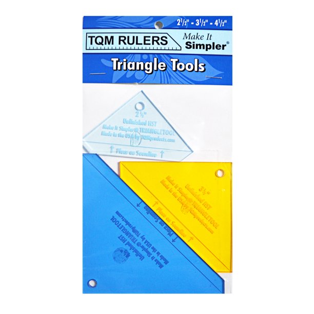 Triangle Tool 2-1/2 Inch, 3-1/2 Inch and 4-1/2 Inch Rulers - Walmart.com