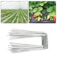 Homena 20 Pcs Galvanised Metal Ground U Tent Pegs Gazebo Camping ...