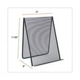 Metal Mesh Document Holder Free Standing, 35 Sheet Capacity, Metal ...