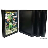 Magazine Display Frame Case Black Shadow Box Standard Lot of 4 ...