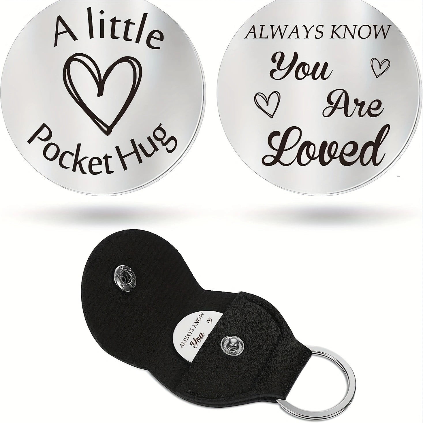 Click here for Unbranded Pocket Hug Token Keychain For Emotional... prices