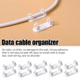 Agiufgs 20 Pack Cable Clips 10-Pack Wire, Self-Adhesive Cord Organizers ...