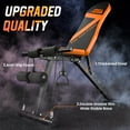 Tcisa Adjustable Weight Bench, Folding Fitness Bench for Full Body ...