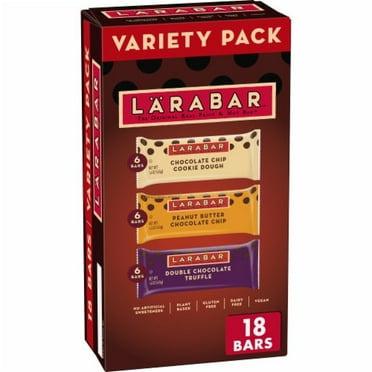 Larabar Healthy Snacks, Peanut Cookie Mini Bars Variety Pack, Gluten ...