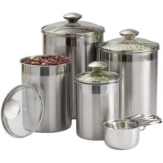 The GG Collection Acanthus 3 Piece Kitchen Canister Set - Walmart.com