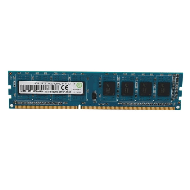 Memoria RAM DDR3 de 4 GB para escritorio, 1RX8 PC3L-12800U, 1600 MHz, 240 pines, 1,35 V, CL11 ...