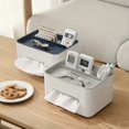 1pc Multifunctional Tissue Box with Phone Holder, 2 Colors Available ...