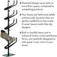 Boot Butler Solo Boot Storage Rack & Shaper, 5-Pair Free-Standing ...