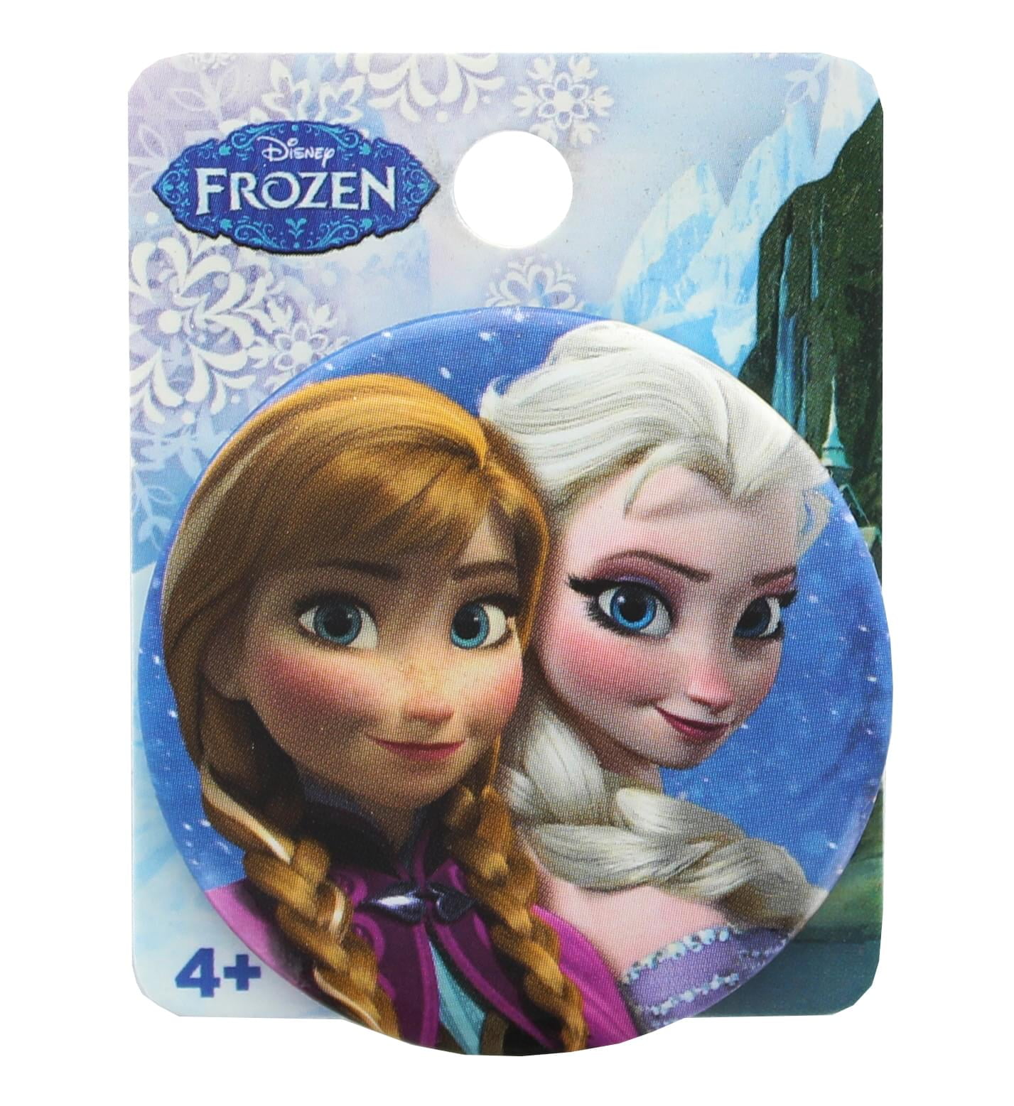 Disney's Frozen 1.5" Button: "Elsa & Anna" - Walmart.com