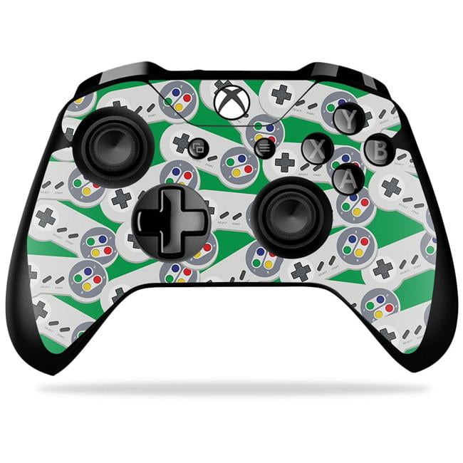 MightySkins MIXBONXCO-Retro Controllers 1 Skin Decal Wrap for Microsoft ...