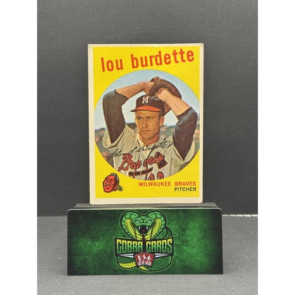 1959 Topps Lou Burdette #440 - Walmart.com