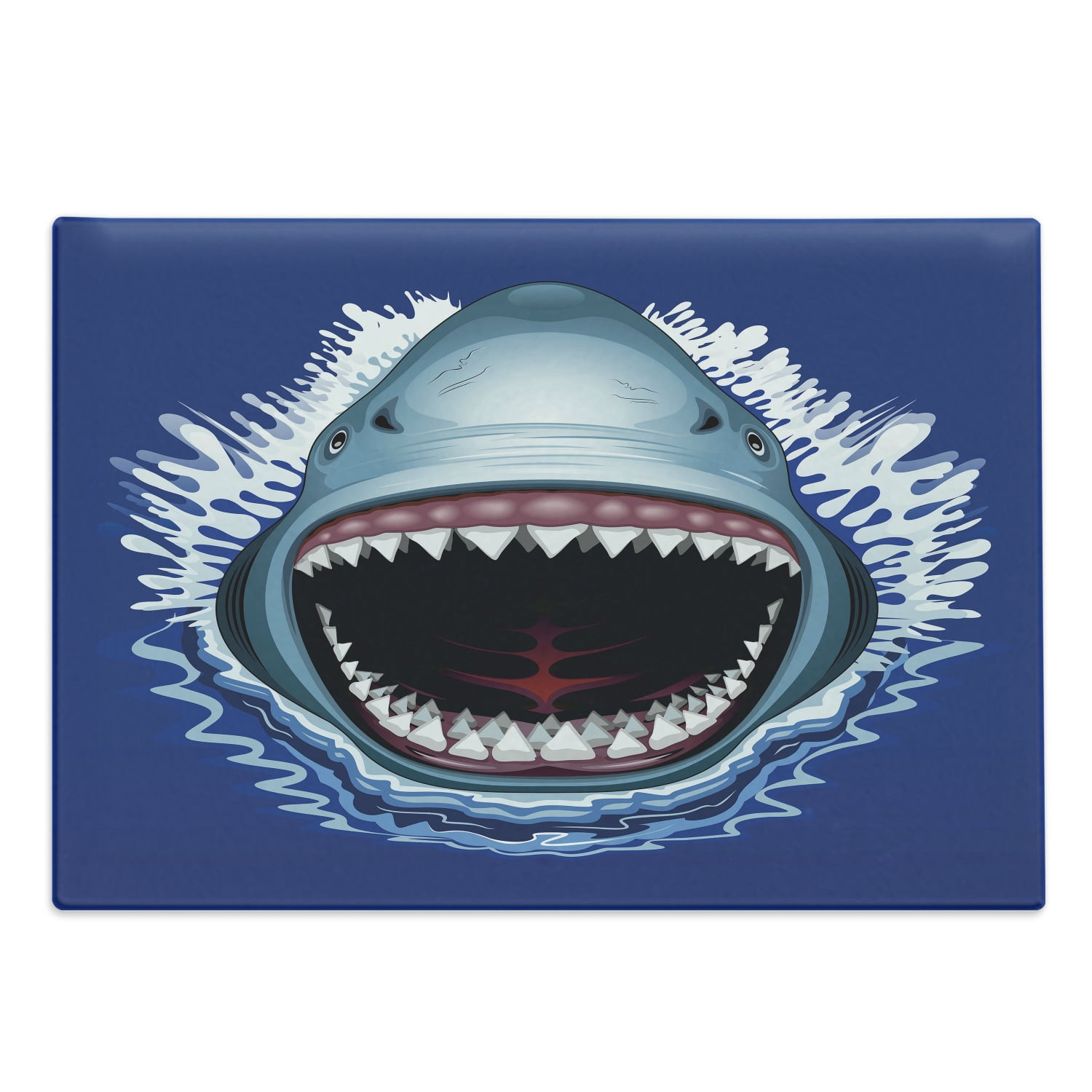Shark Cutting Board, Attack of Open Mouth Sharp Teeth Sea Danger ...