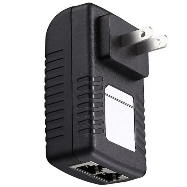 Conector LAN-POE PowerPOE 1Pza RJ45 LAN-POE 100Mbps 100-240V 24V 1A ...