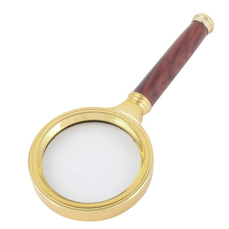 Home Jewelery Metal Frame Handheld Magnifying Tool Glass Loupe ...