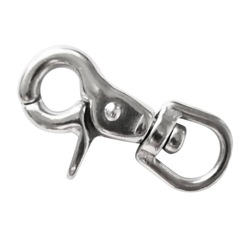 304 Stainless Steel Swivel Lobster Claw Clasp Spring Loaded Snap Hook ...