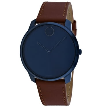 Movado Bold Men's Watch, Blue Dial, Stainless Steel Band, 100ft Water ...