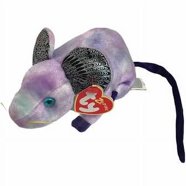 Ty Beanie Babies Plush Toy: Tiptoe the Mouse | Stuffed Animal | MWMT ...