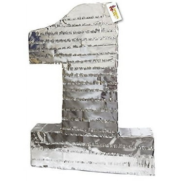 APINATA4U 20'' Tall Royal Blue & Gold Prince Theme Number One Pinata ...