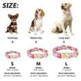 Beirui Personalized Nylon Floral Dog Collar Engraved Pet ID Name Tag ...