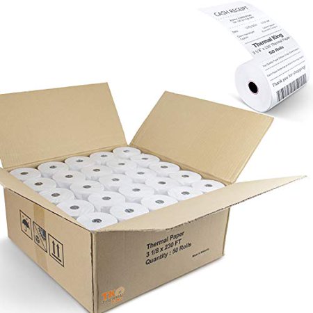 TK Thermal King, 3-18 x 230 Thermal credit card Paper Receipt Paper ...