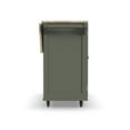 Homestyles Dolly Madison Engineered Wood Kitchen Cart in Sage Green ...